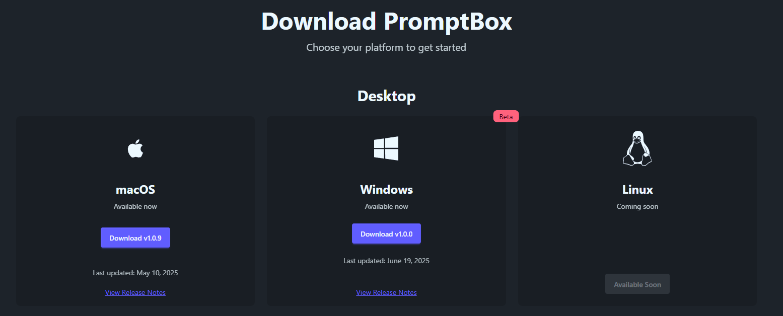 PromptBox