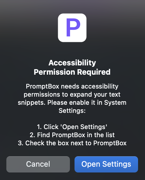 PromptBox